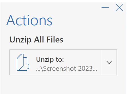 KB Corel: Explore WinZip interface